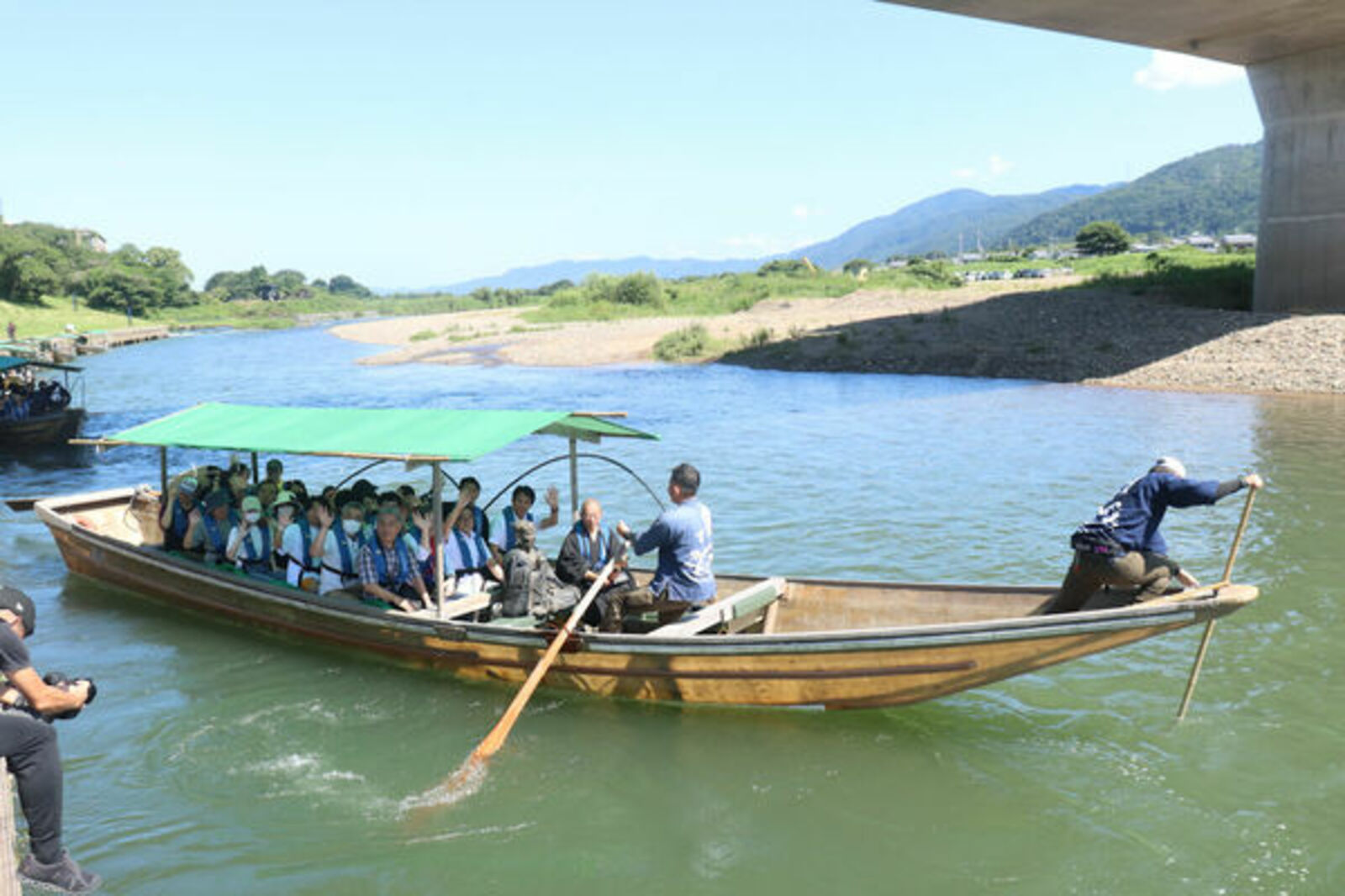 Kyoto's hozu river boat ride, which had been suspended due to a ...